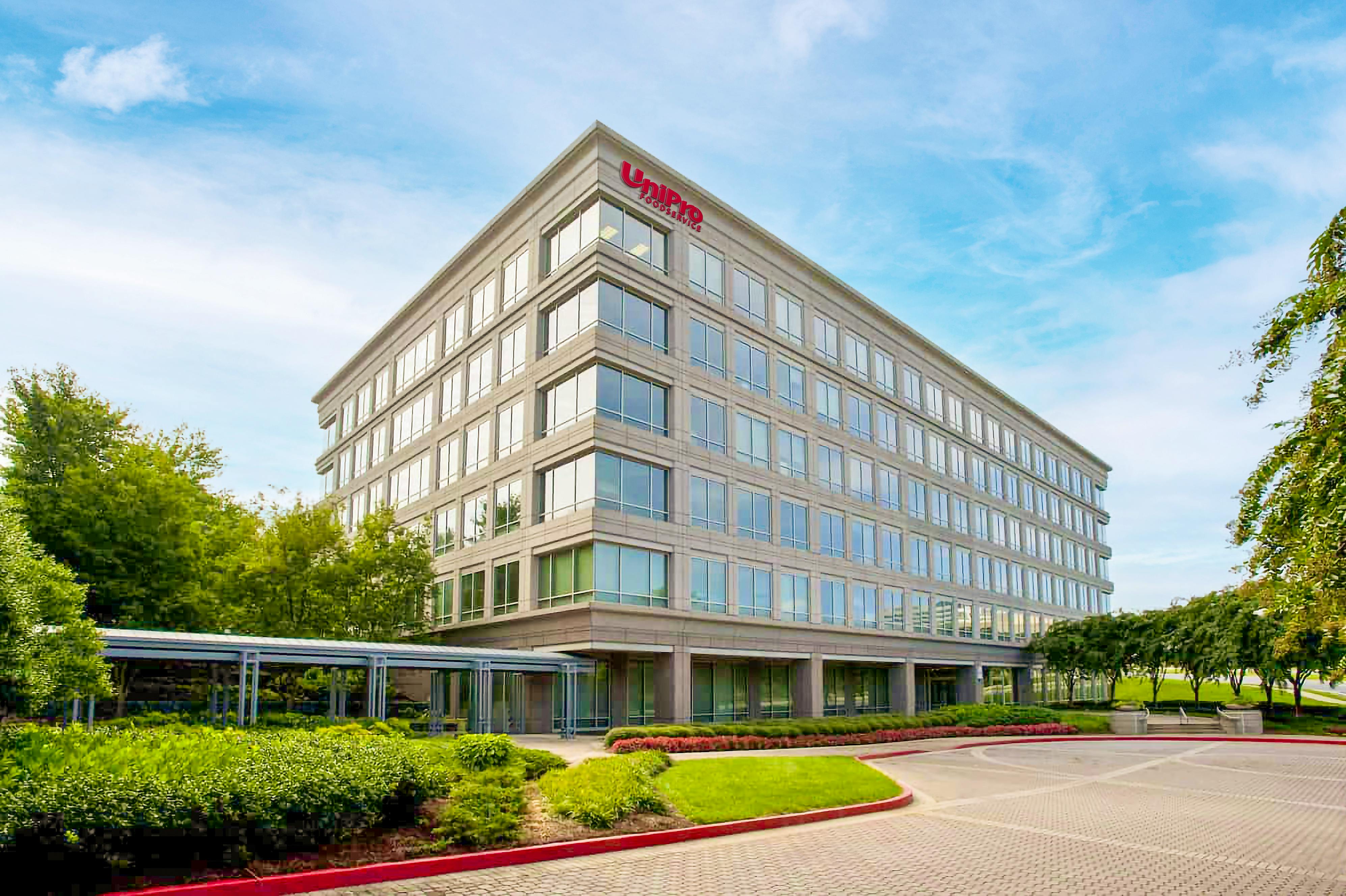 Front desk at UniPro foodservice office