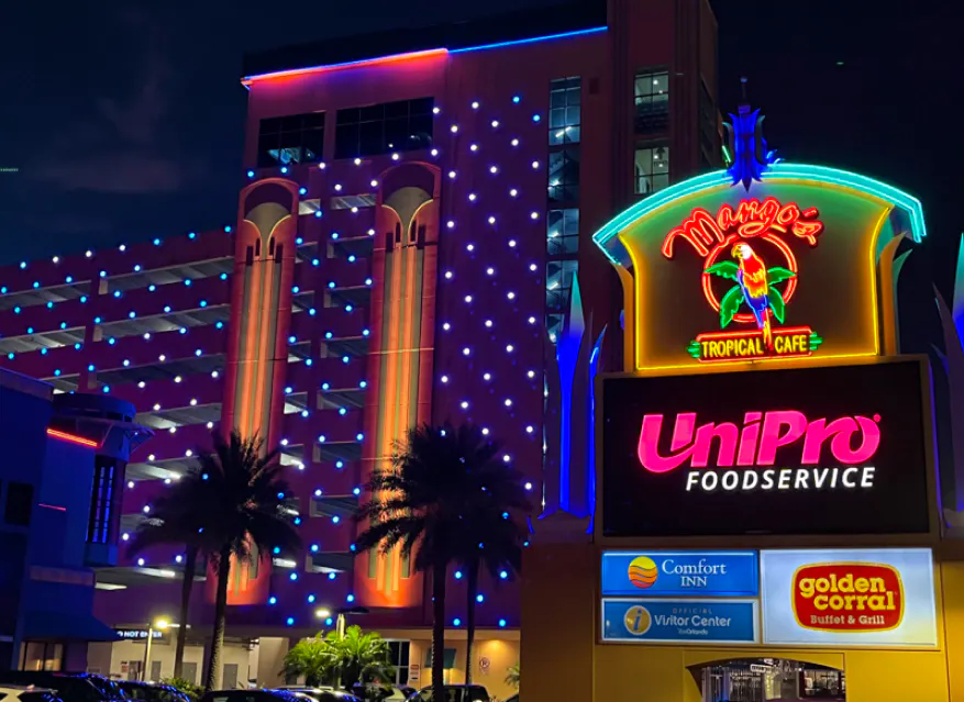 UniPro Foodservice billboard for an event
